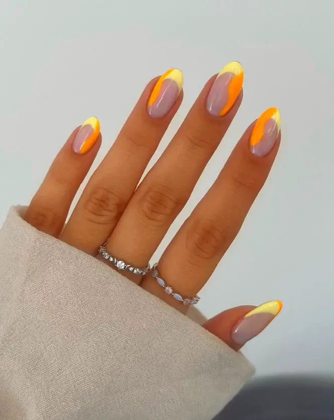 Stunning Summer Sunset Nail 20 Ideas for 2024 - Ombre, Art, Colors