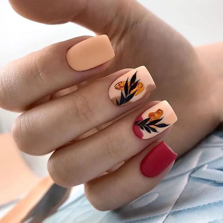 20 Stunning Fall Dip Nails Ideas for 2024: Matte, Green, Brown, Short ...