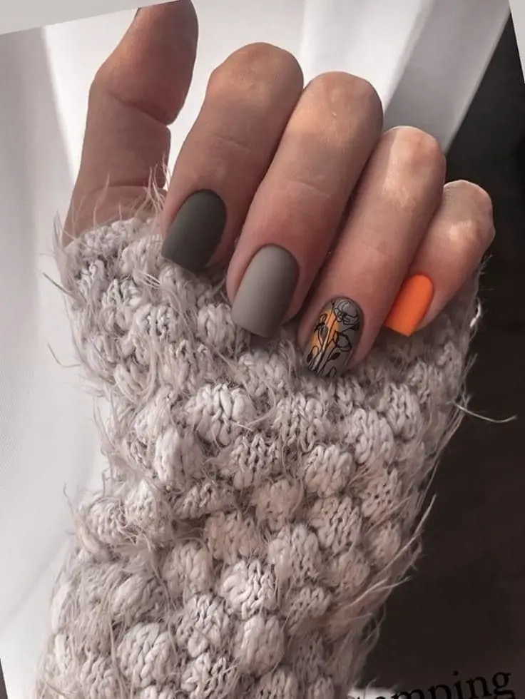 20 Stunning Fall Dip Nails Ideas for 2024: Matte, Green, Brown, Short ...