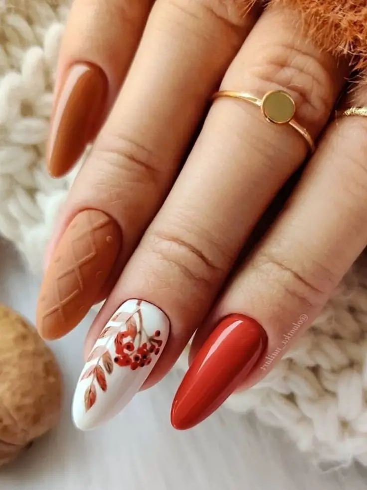 20 Fall Burnt Orange Nail Designs for 2024: Autumn Inspiration, Burnt ...