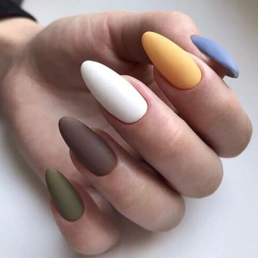 20 Fall Matte Nail Ideas 2024: Designs, Colors, and Trends for Short ...