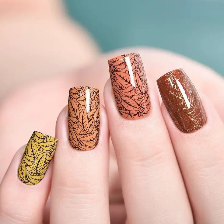 20 Stunning Fall Dip Nails Ideas for 2024: Matte, Green, Brown, Short ...