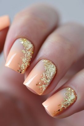 20 Fall Sparkle Nails Ideas for 2024: Glitter, Color Combos, Short ...