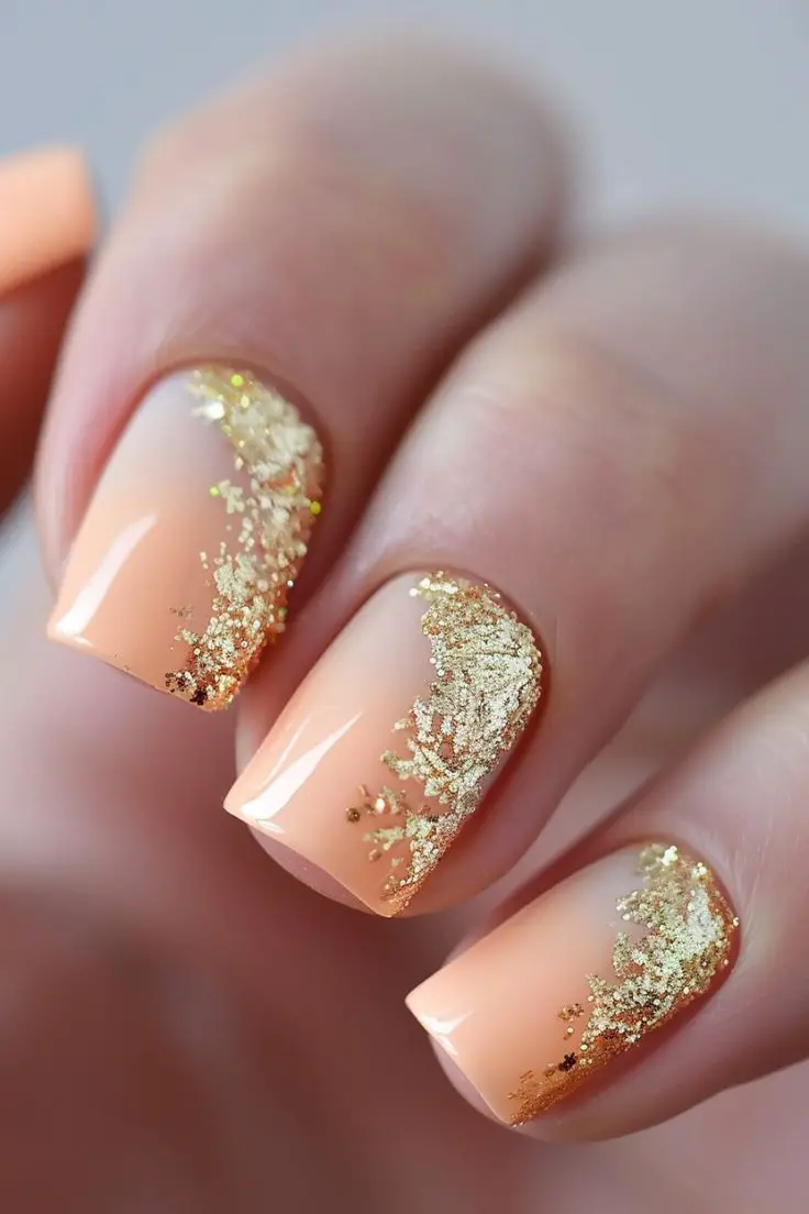 20 Fall Sparkle Nails Ideas for 2024: Glitter, Color Combos, Short ...