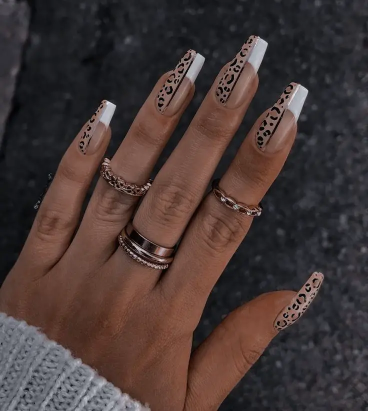 20 Stunning Fall Leopard Nails Ideas for 2024: Short, Acrylic, Almond ...