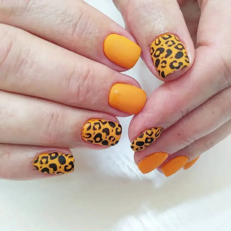 20 Fall Leopard Nail Ideas 2024: Short, Acrylic, Almond Designs in ...