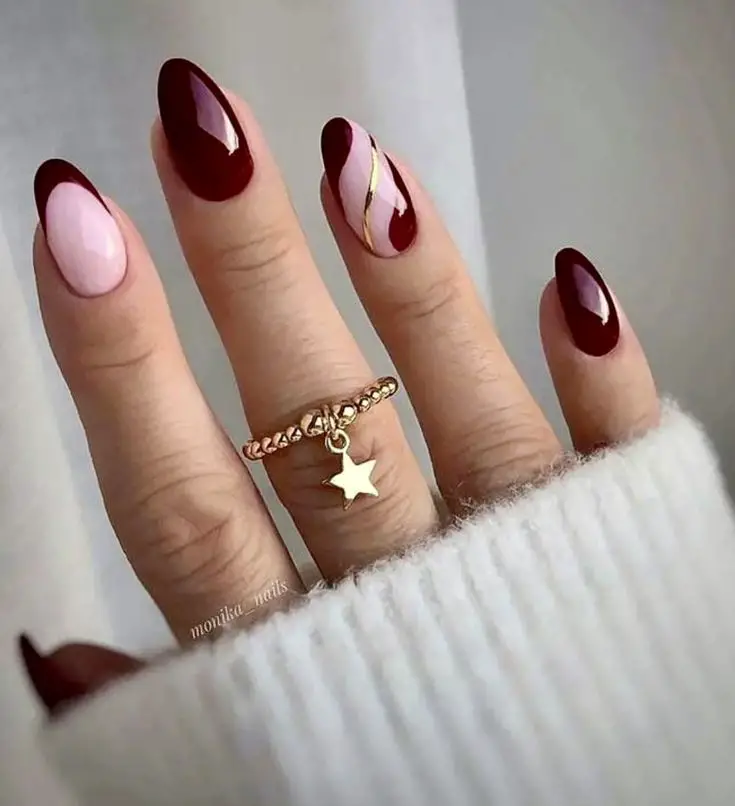 20 Maroon Fall Nail Ideas for 2024: Burgundy, Glitter, and Matte ...