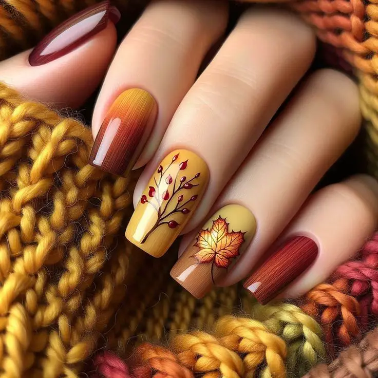 20 November Nails Ideas: Short, Almond, Acrylic, Square, Coffin, and ...