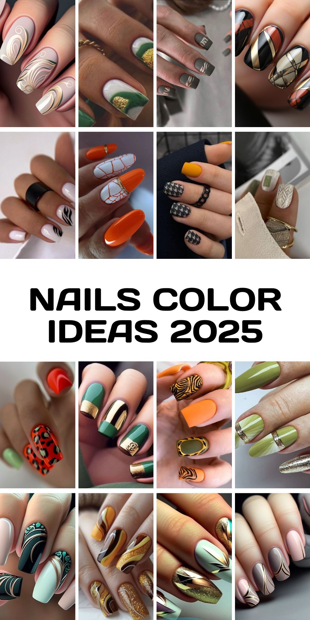 21 Nails Color Ideas 2025: Summer, Spring, Winter, For Dark Skin, Gel ...