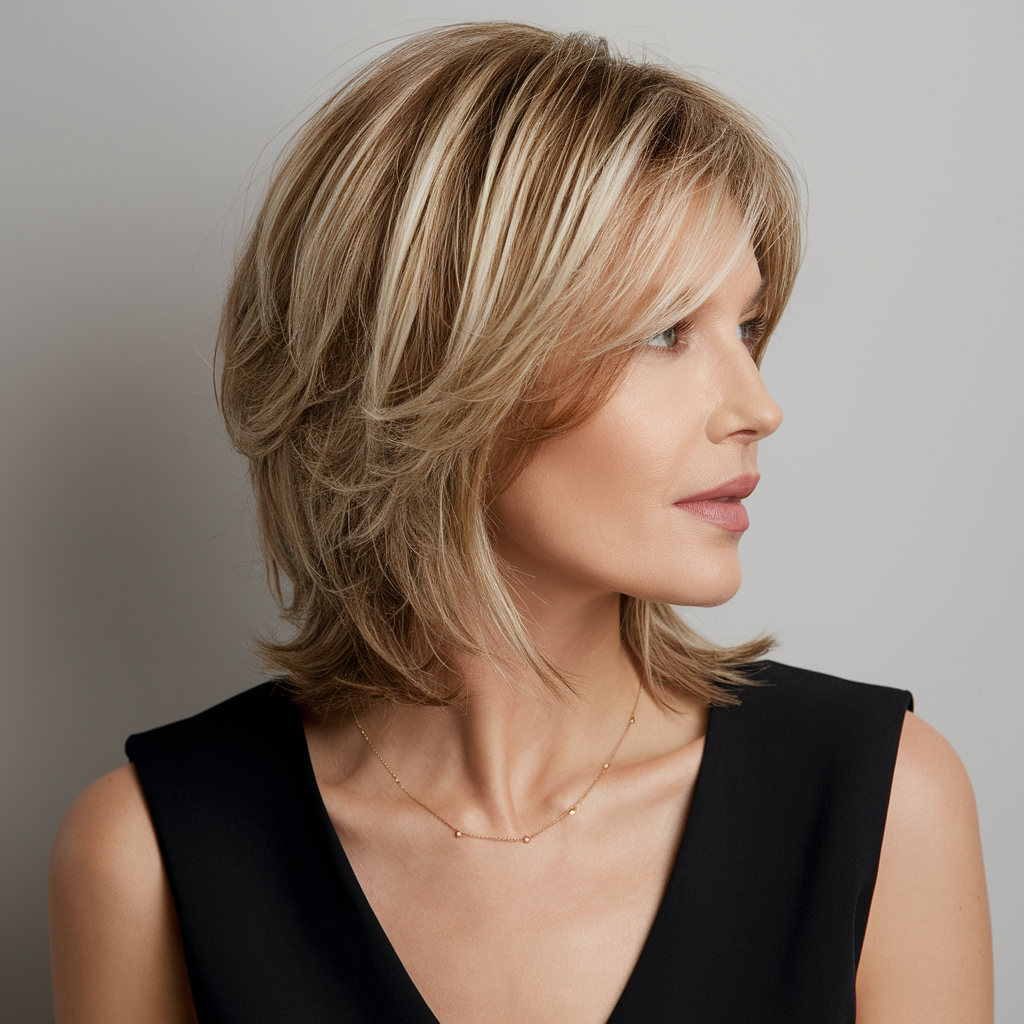 22 Stunning Medium Layered Haircuts for Women