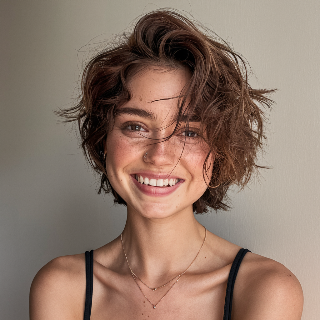 21 Ideas for Short Curly Hair with Layers 2025 – Messy Bob, Bangs, and ...