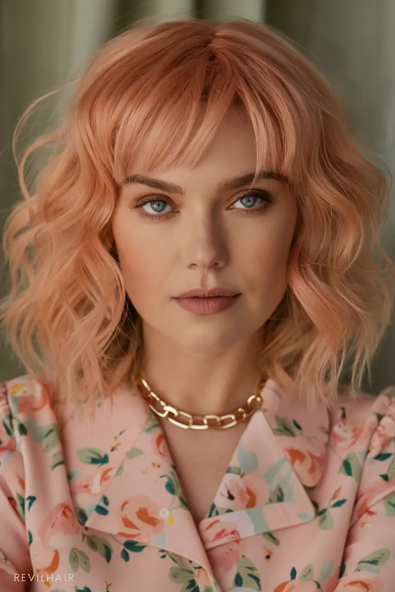 20 Peach Hair Color Ideas for 2025: From Rose Gold to Pastel, Dark ...