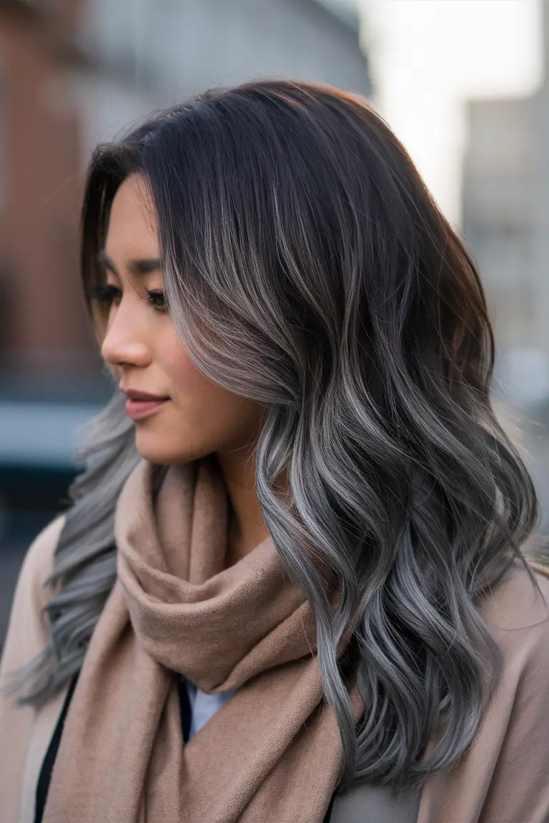 20 Best Hair Color Ideas for Graying Hair: Highlights, Brunettes, Low ...