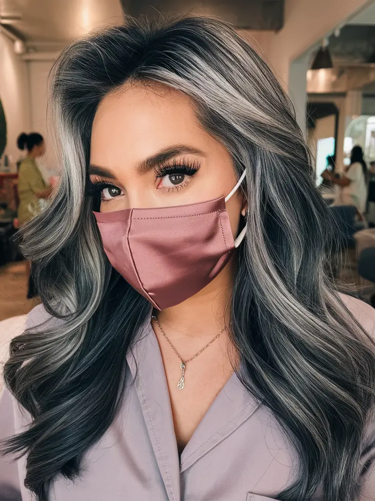 20 Best Hair Color Ideas for Graying Hair: Highlights, Brunettes, Low ...