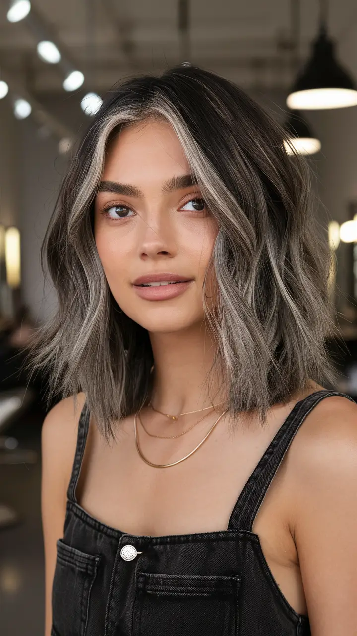 20 Best Hair Color Ideas for Graying Hair: Highlights, Brunettes, Low ...