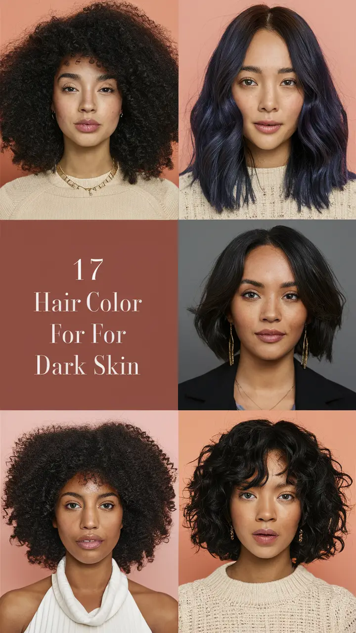 20 Stunning Hair Color Ideas for Dark Skin Tones