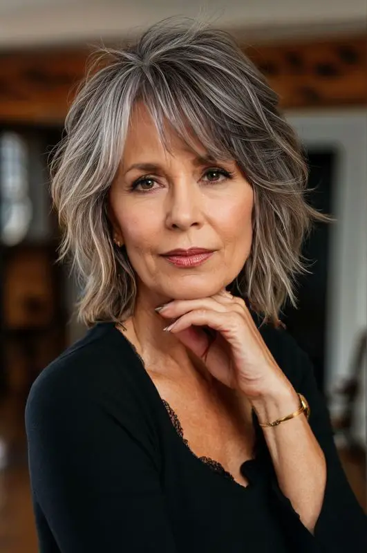 20 Stunning Hair Color Ideas for Women Over 60 in 2025: Highlights ...