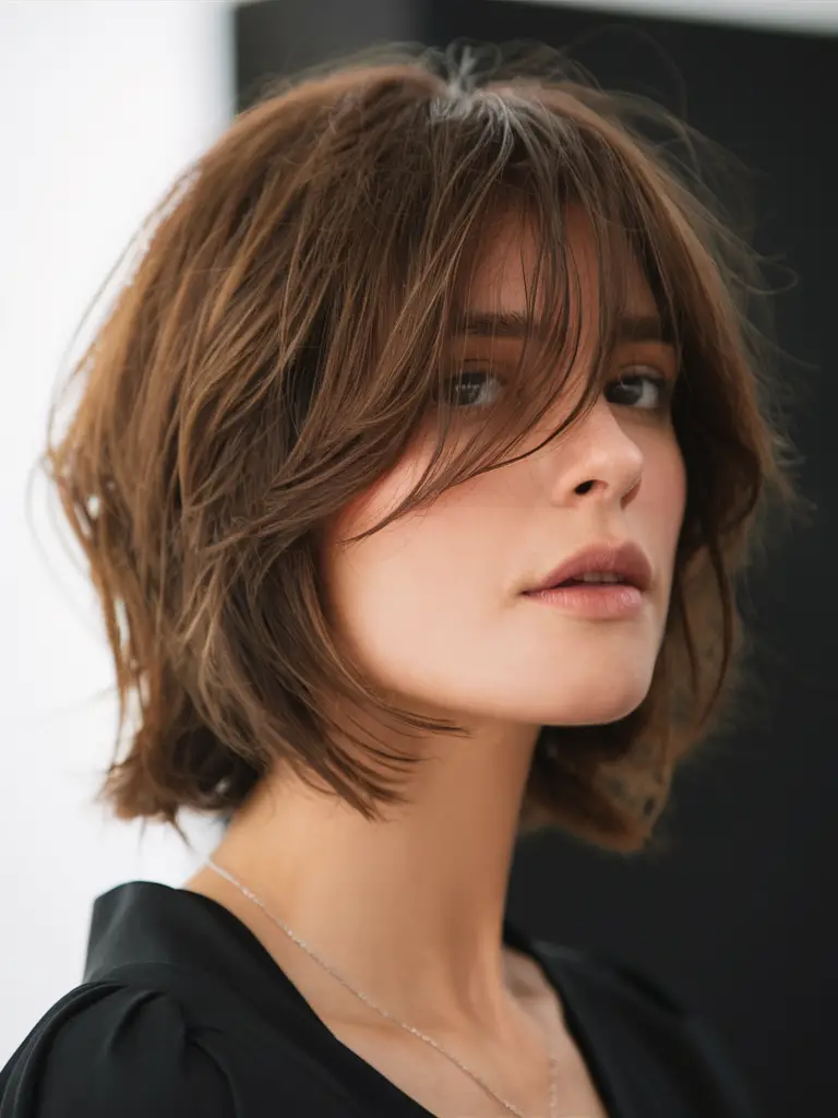 21 Stunning Short Layered Haircut Ideas for Women: Bangs, Shoulder Length