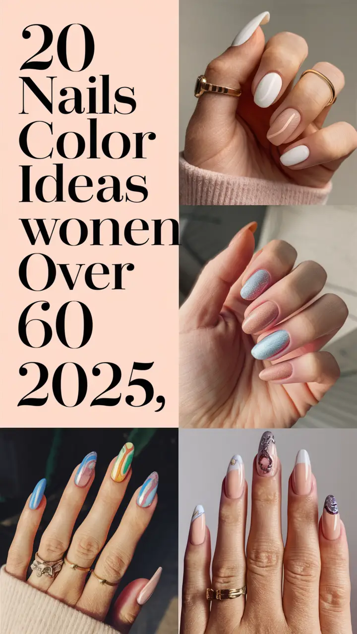 20 Stylish Nail Color Ideas for Women Over 60 - Trendy Looks for Short ...