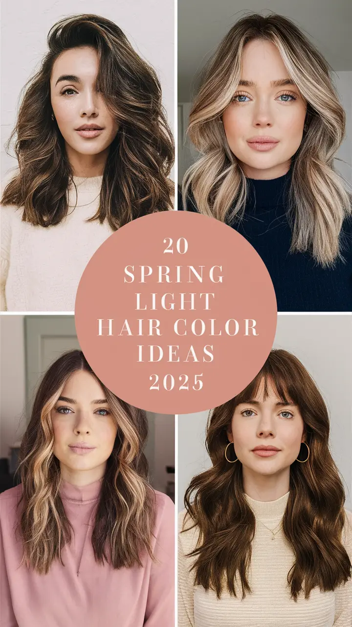 20 Spring Light Hair Color Ideas for 2025 – Best Palettes, Warm Shades ...