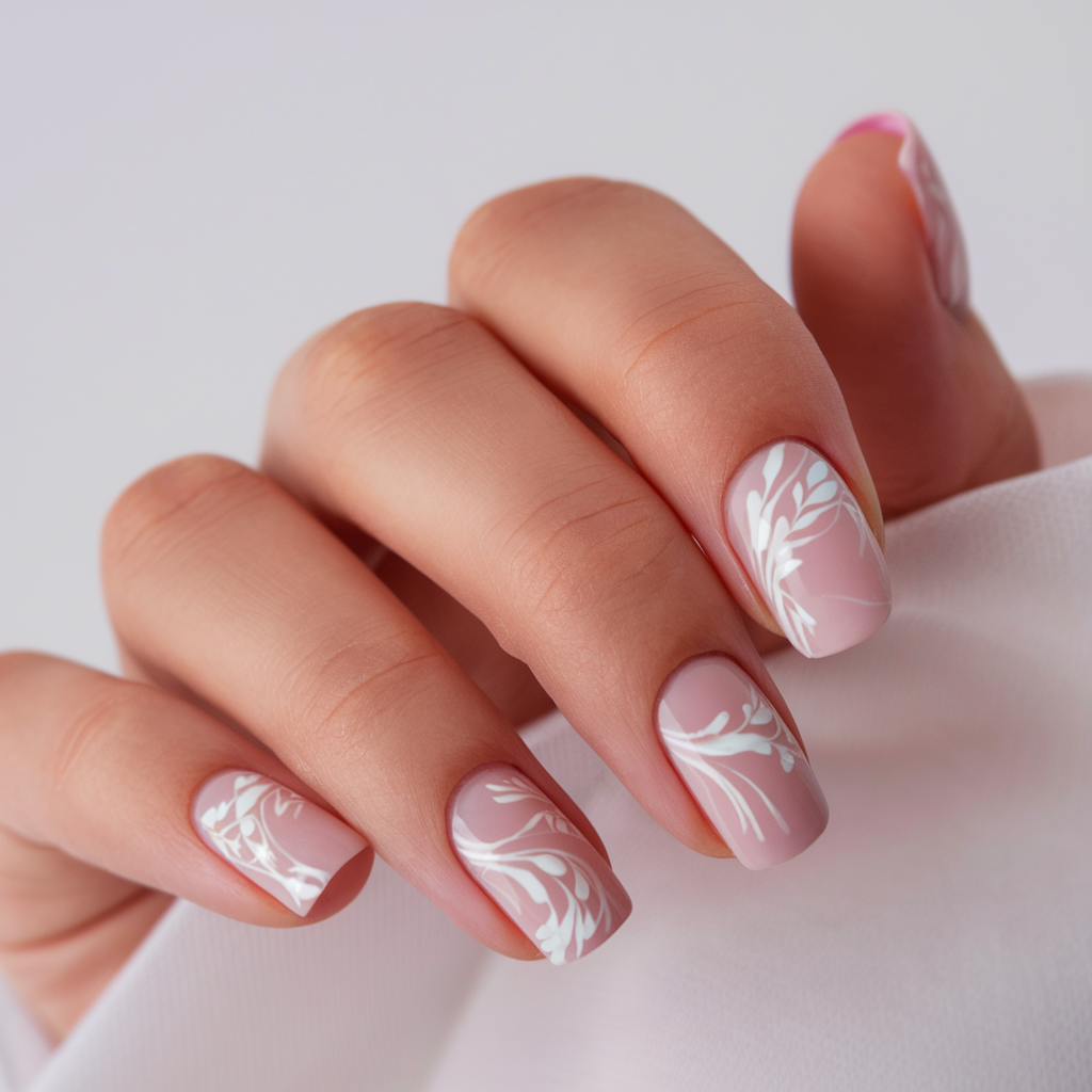 20 Spring Nude Nails Ideas 2025: Floral, Almond, Square & Short Designs ...