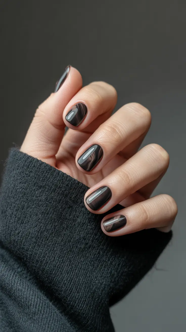Black Fall Nails 2025 Ideas: Trendy Almond, Short, and Acrylic Designs ...