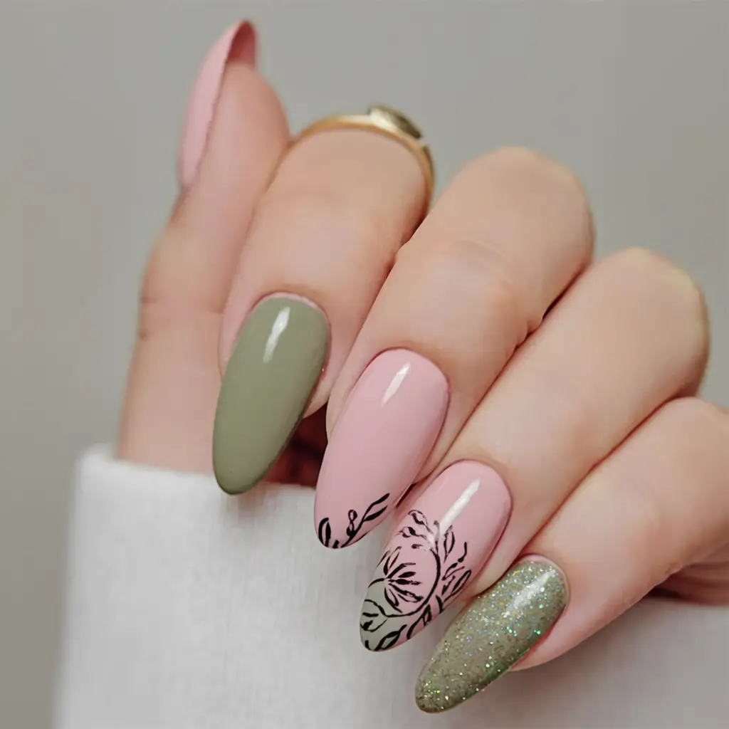 2025 Fall Nail Inspo Ideas with French Tip and Seasonal Colors