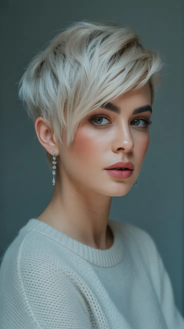 Chic Pixie Haircuts Winter 2025–2026 Inspiration with Outfits and Hats
