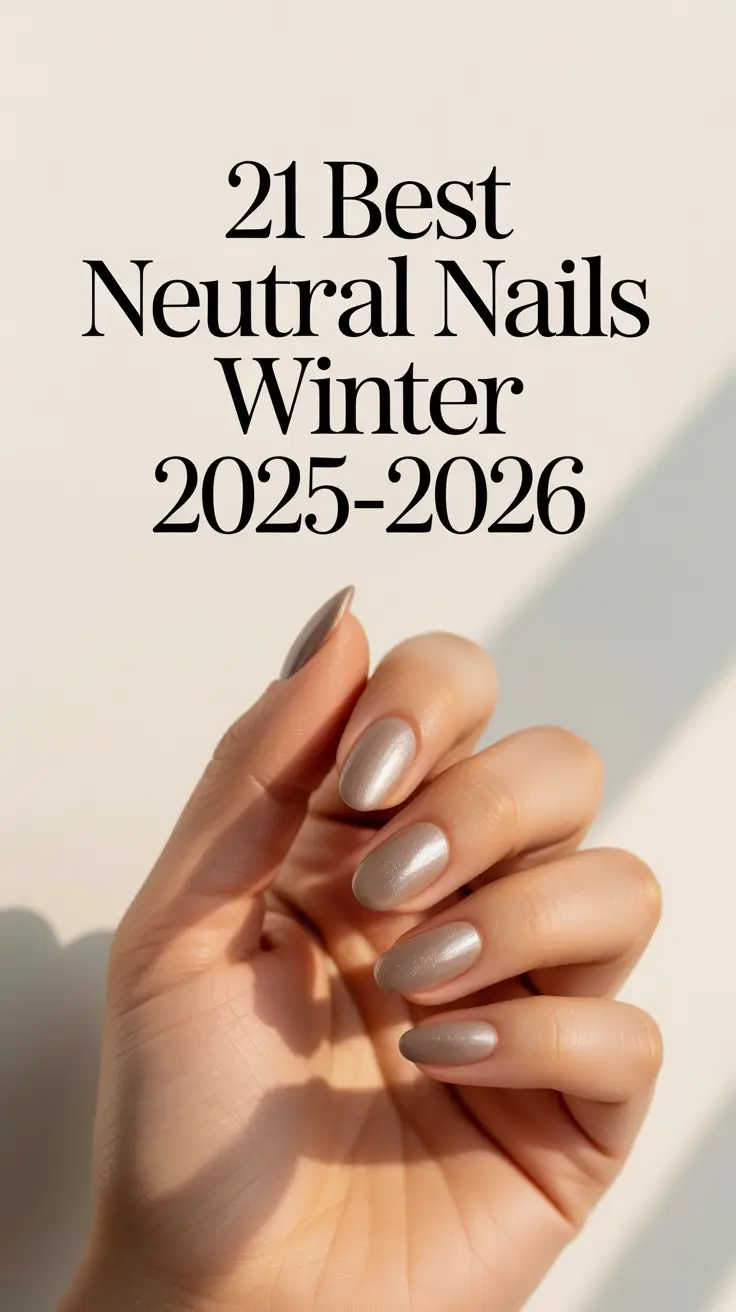 Best Neutral Nails Winter 2025–2026 – Classy Gel, Dip & Acrylic Winter ...