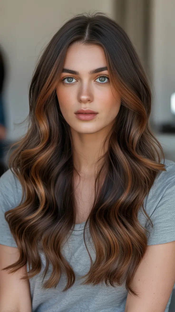 Balayage hair color ideas 2026 for brunettes, morena, and tan skin tones