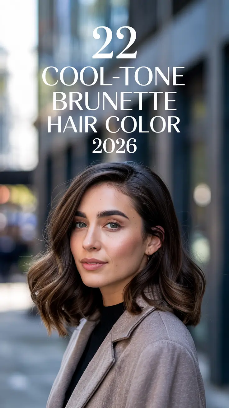Cool-Tone Brunette Hair Color 2026 - Rich Chocolate Shades and ...