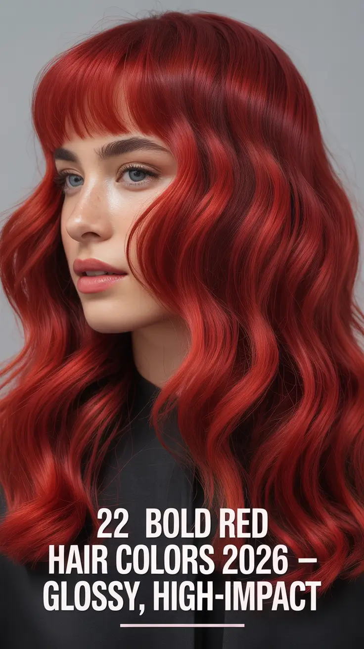 Bold Red Hair Colors 2026 - Glossy, High-Impact Red Hair Colors Ideas