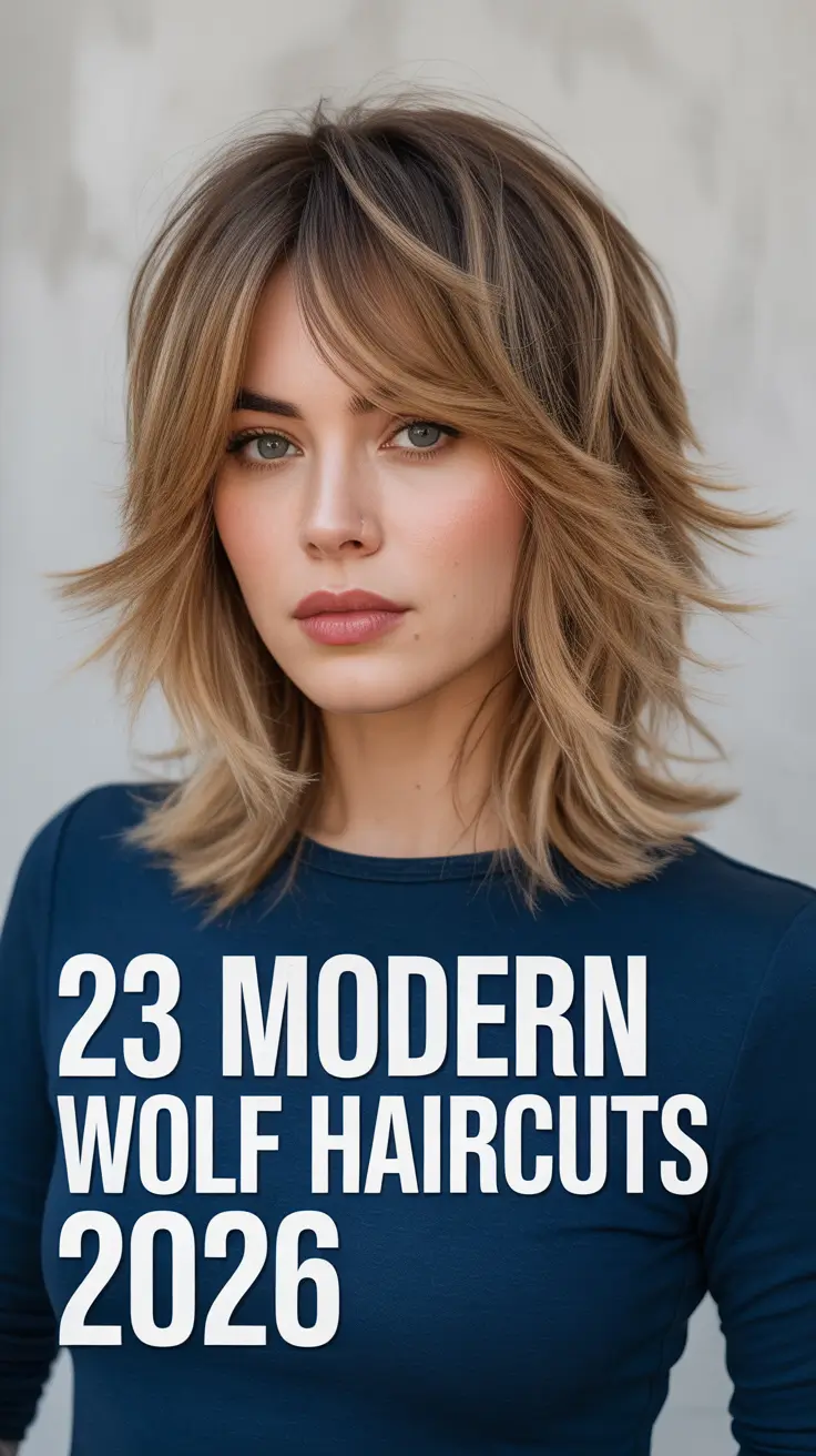 Modern Wolf Haircuts 2026 For Women – Medium, Short & Long Wolf Cut Ideas