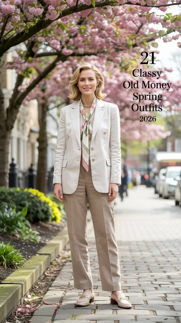 Classy Old Money Spring Outfits 2026 - Chic Capsule Inspo For Women