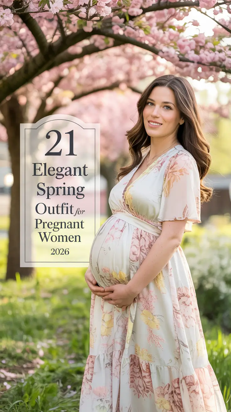 Elegant Spring Outfit For Pregnant Women 2026 - Casual, Work, Wedding Ideas